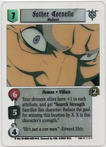 FATHER CORNELLO -- MADMAN CELL FULLMETAL ALCHEMIST FMA FC 1/31 TCG VHTF ...