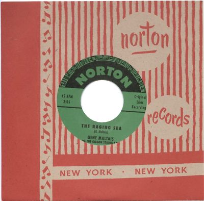GENE MALTAIS Raging Sea / Gangwar 7" NEW flat duo jets rockabilly hasil ...