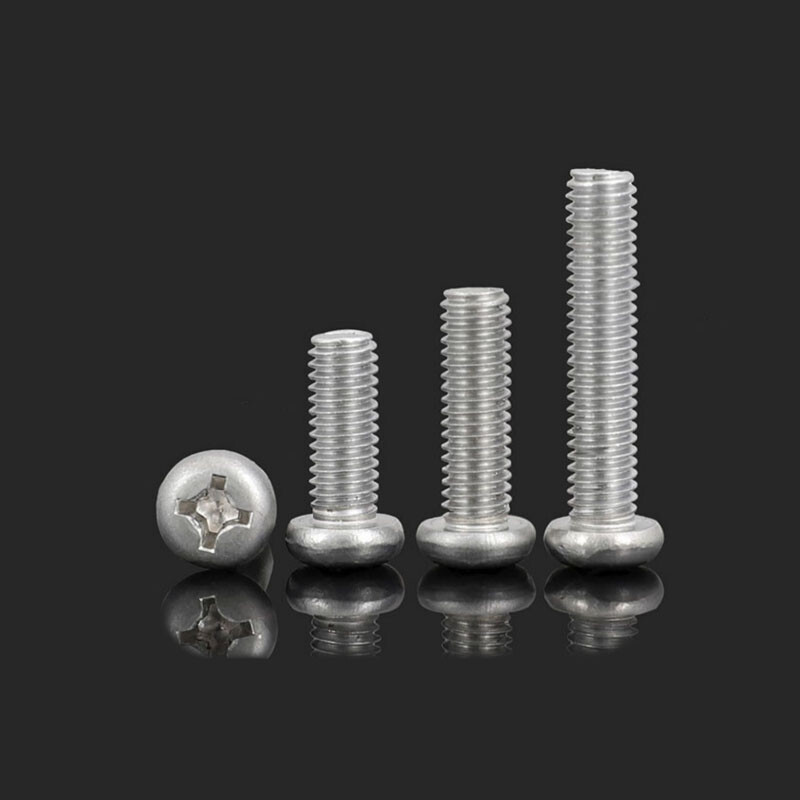 M6 M8 Aluminum alloy Plate head cross slot Screws Round head nail Bolt ...