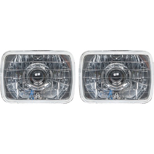 Dapper Lighting; Classic V1 6x7" Projector Headlight; High/Low; Halogen ...