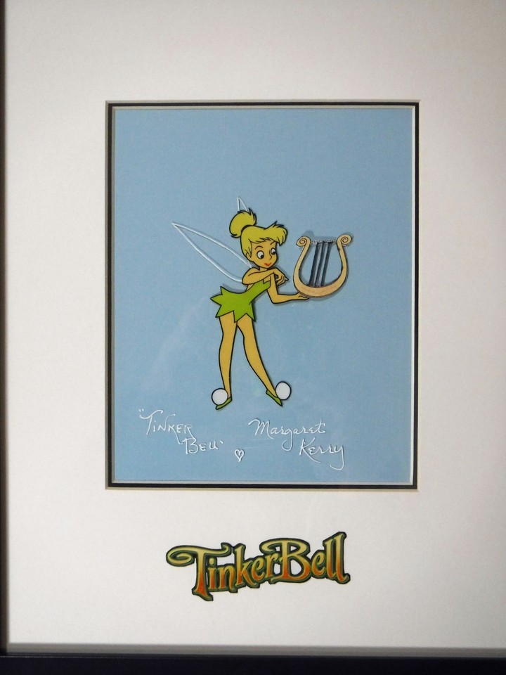 🟢 Disney Tinker Bell cel 1950s original Production cel ART CORNER ...