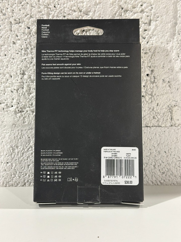 NEW Nike Balaclava Nike Pro Therma-FIT Hyperwarm Hood Balaclava Black ...