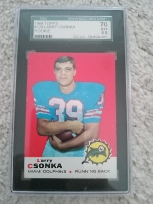 1969 Topps # 120 Larry Csonka RC SGC 5.5 Excellent +!!! | eBay