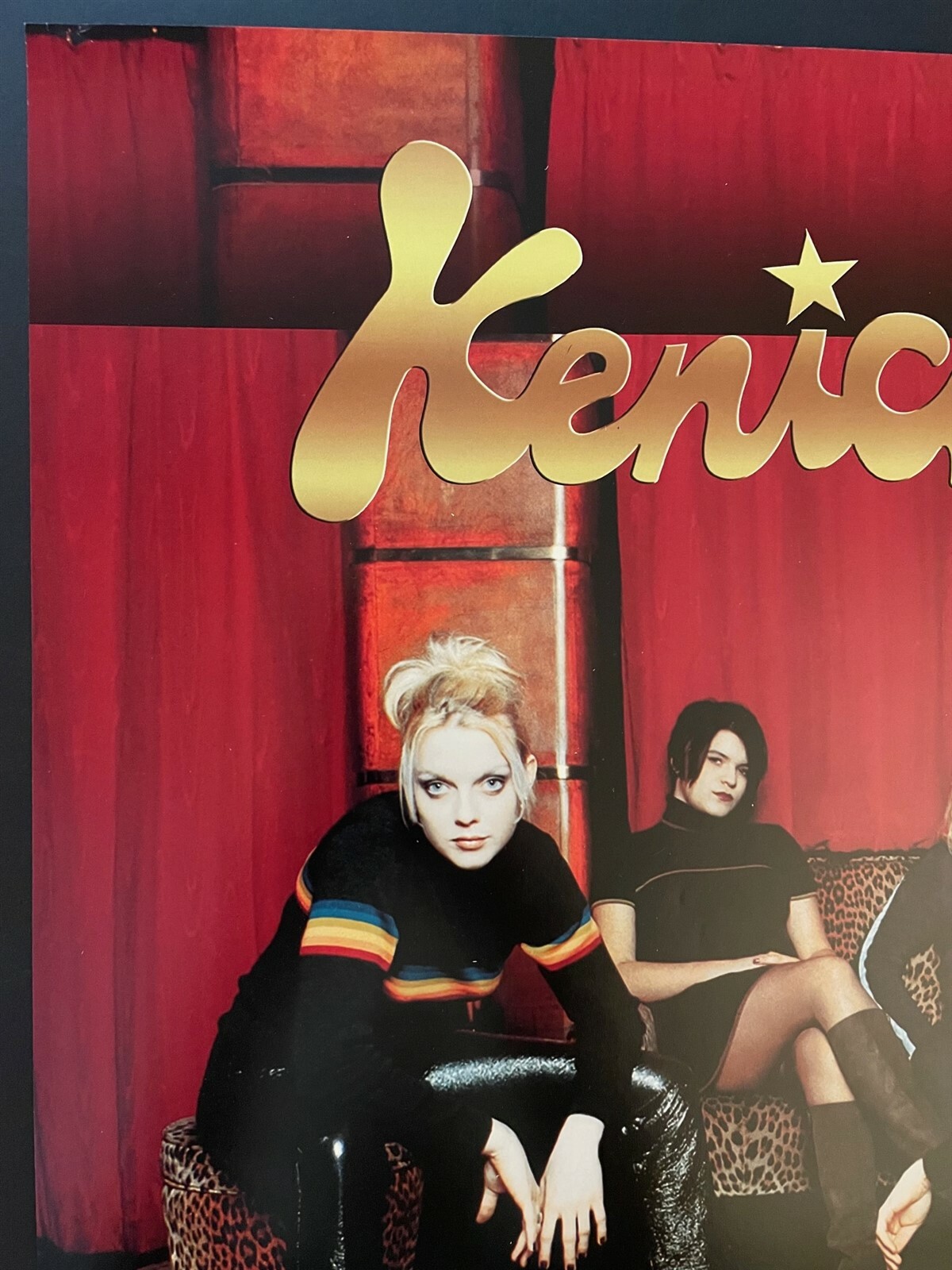 Kenickie At The Club orig EMI Disc USA promo poster!!! Lauren Laverne ...
