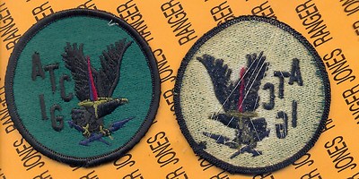 USAF Air Force ATC Air Training Command 3.25 OD Green & Black patch | eBay
