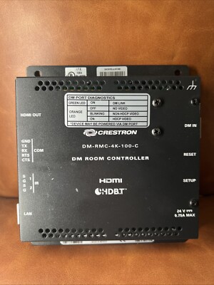 Crestron DM-RMC-4K-100-C 4K DigitalMedia 8G+ Receiver Controller No ...
