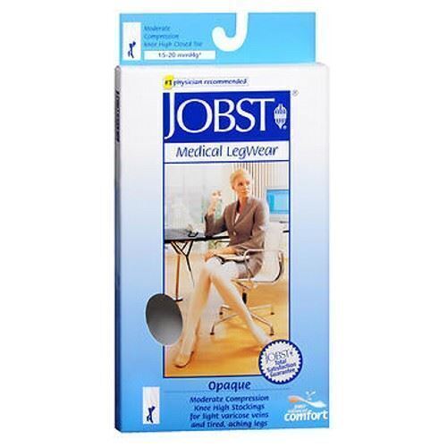 Jobst Opaque Compression Stockings 15-20 Closed Toe Kne | eBay