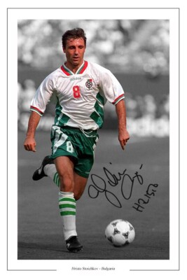 HRISTO STOICHKOV Signed Autograph PHOTO Fan Gift Signature Print ...