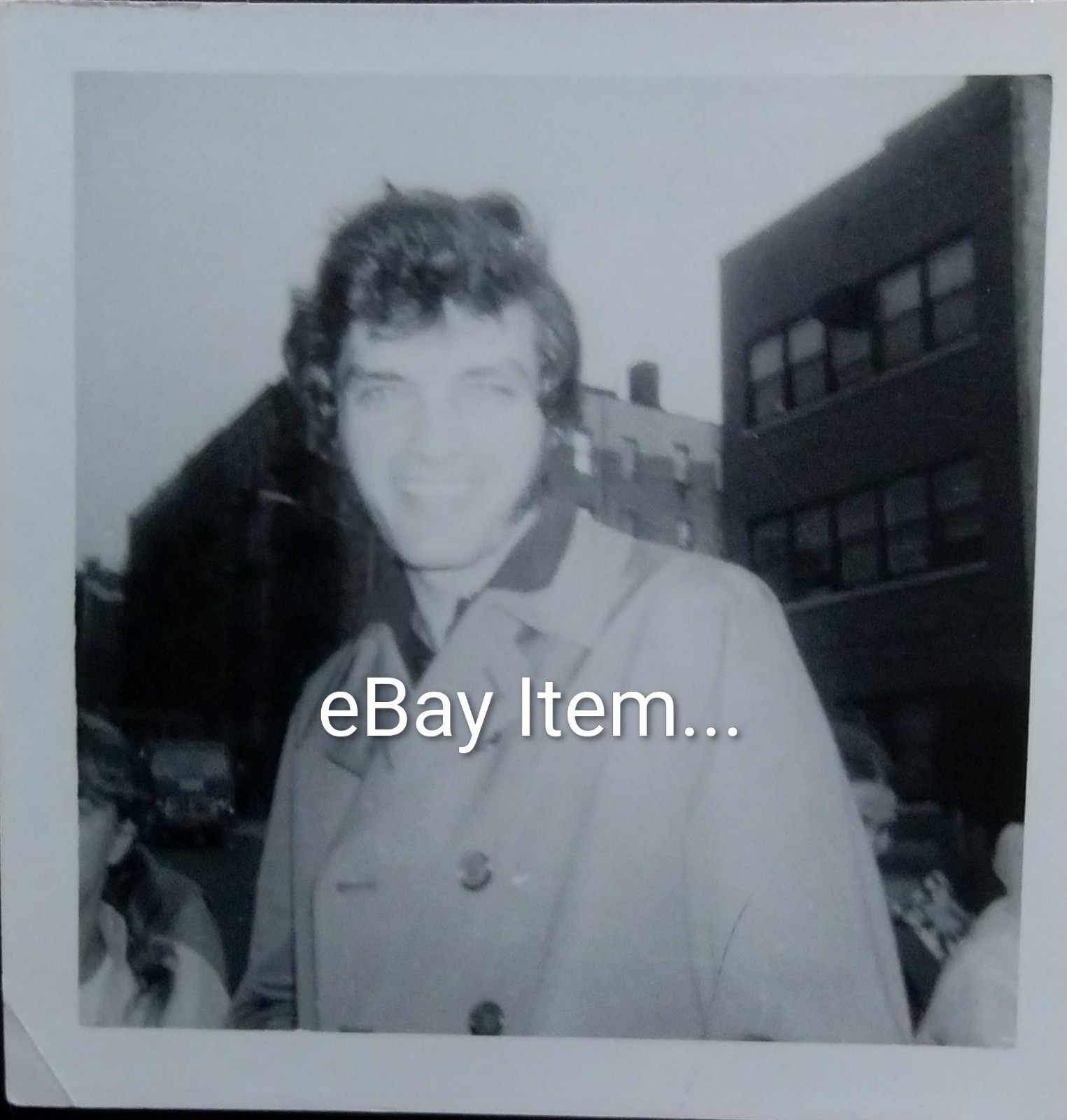 Original Dark Shadows David Selby Recording Studio Photo B&W 3.5x3.5 ...