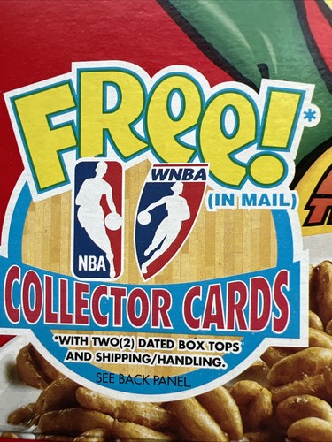 1998 Kellogg’s Smacks cereal box - FREE WBNA / NBA Pinnacle & Upper ...