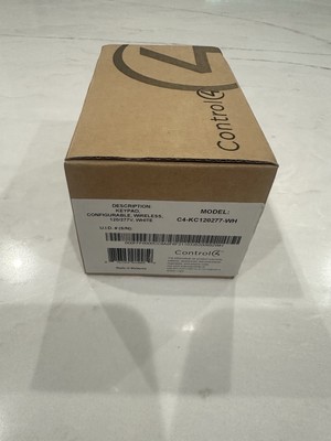 Control4 Wireless Configurable Keypad C4-KC240 C4-KC120277-WH With Full ...