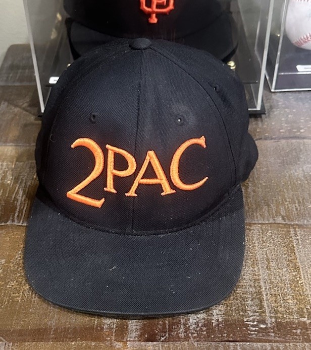 RARE Vlone 2pac Rap Hip Hop Back Script SnapBack Cap … - Gem