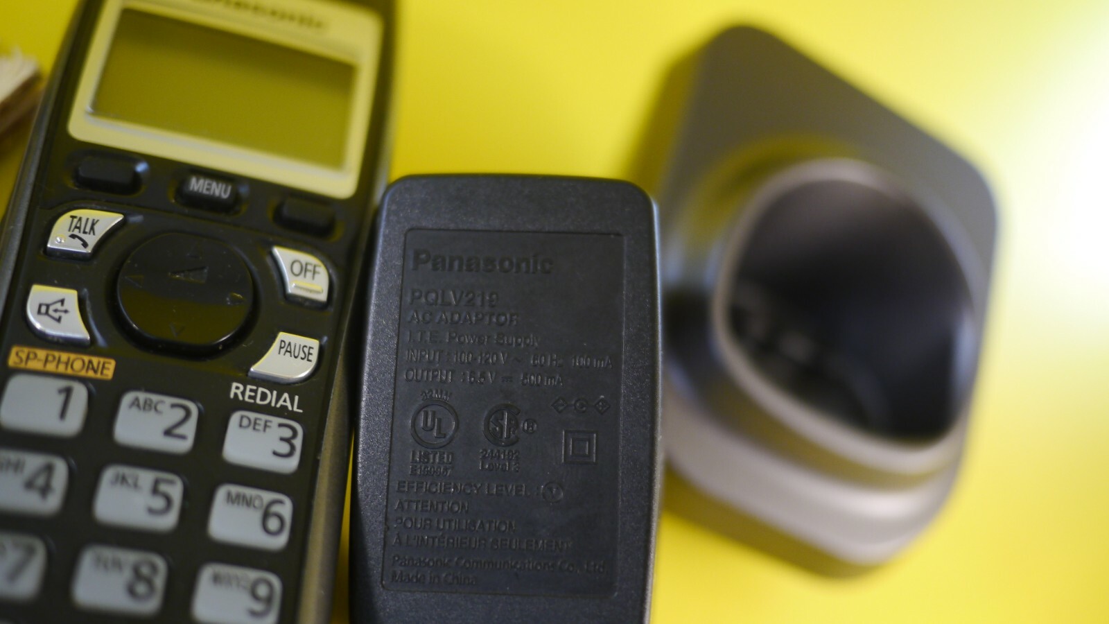 Panasonic KX-TGA931T 6.0 Cordless Handset Clip Charging Base Adapter ...