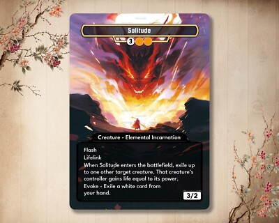 Solitude - MTG Custom Card - Alter Magic: The Gathering Card Full Art ...