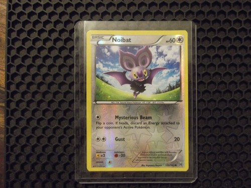 Pokemon Card Noibat 132/162 Ultra Rare Reverse Holo XY BREAKthrough ...