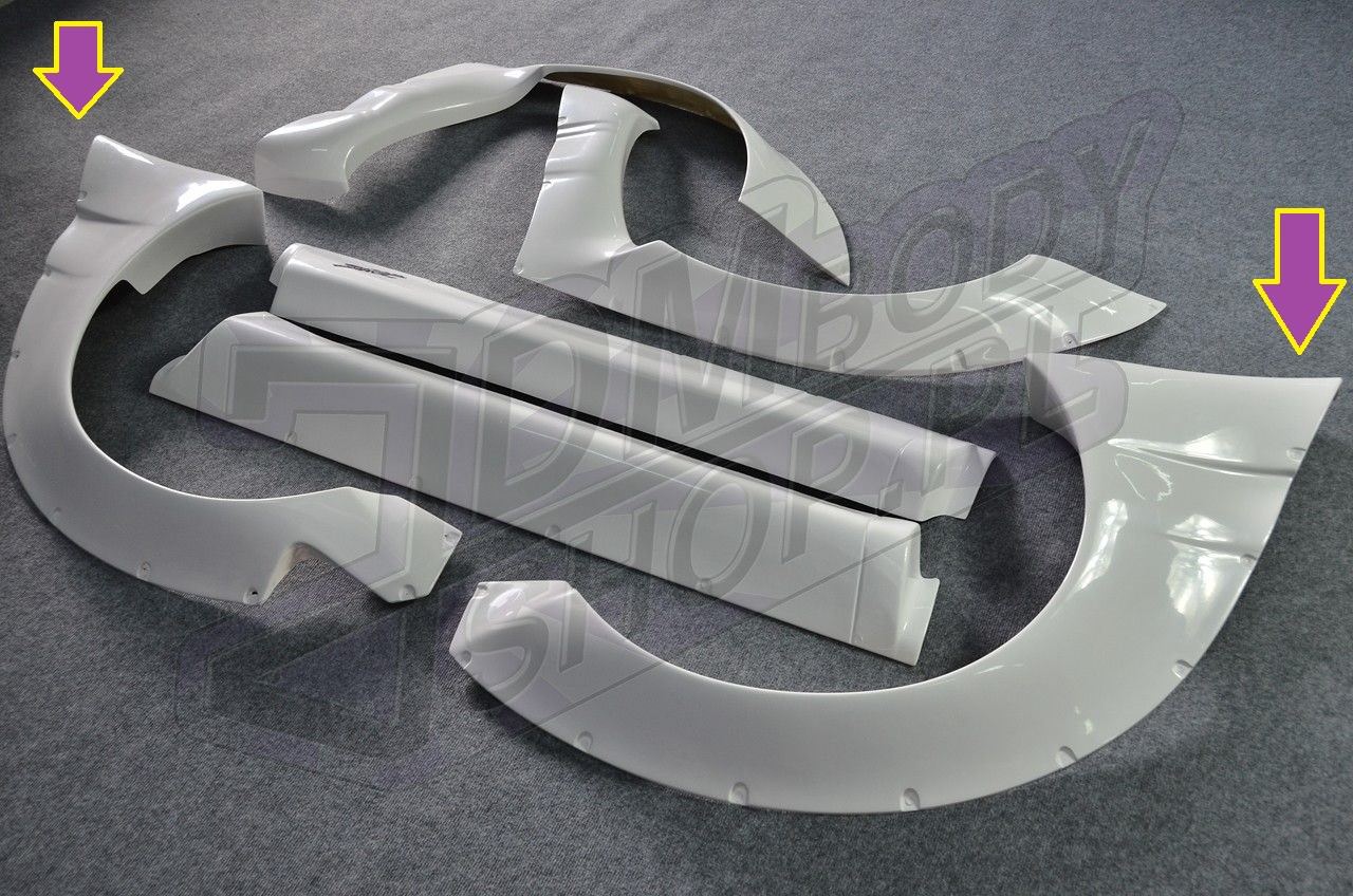 For Nissan 200SX S13 V2 | Rear Fenders Overfenders S14 S15 | eBay