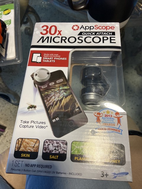 AppScope Quick Attach 30x Microscope for PHONES and Tablets for sale ...