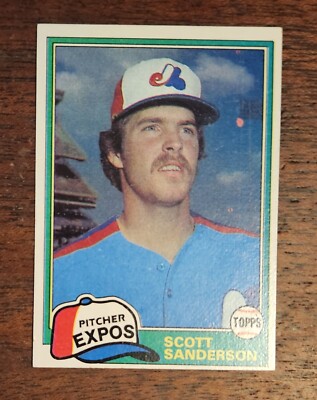 1981 Topps Scott Sanderson Montreal Expos #235 | eBay