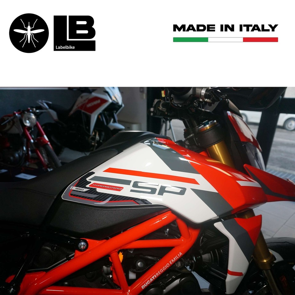 Stickers 3D Guards Tank Compatible With Ducati Hypermotard 950SP 2021 ...