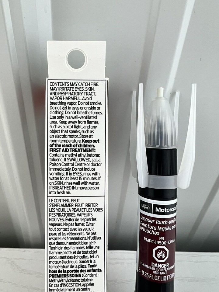 Touch Up Paint Motorcraft Color Code R3 Burgundy Velvet TC Ford Lincoln ...