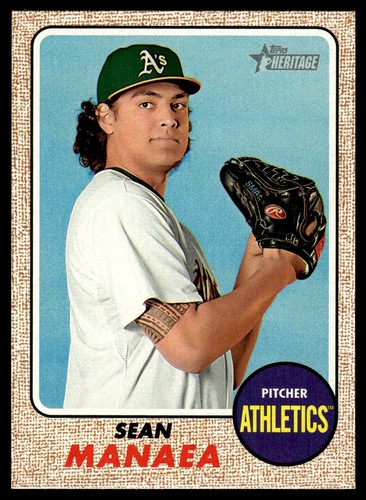 Sean Manaea 2017 Topps Heritage #399 Oakland Athletics 25604 Baseball ...
