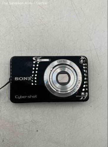 Sony Cyber Shot DSC-W350 Black 14.1MP Built-In Flash Digital Camera ...
