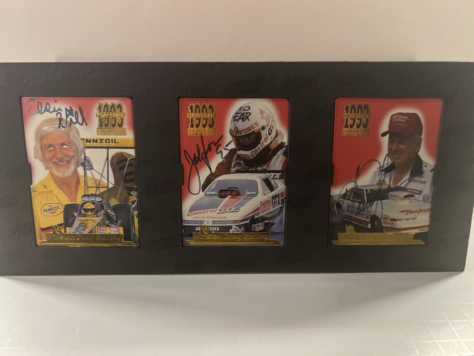 Winston Drag Racing 1993 Champions 24kt Action Packed Cards With ...