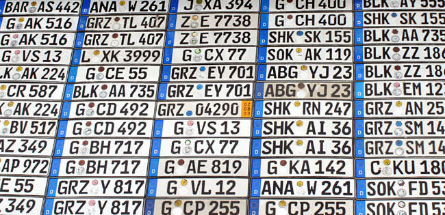 ORIGINAL German License Plate Mazda Lincoln Lexus Land Range Rover BMW ...