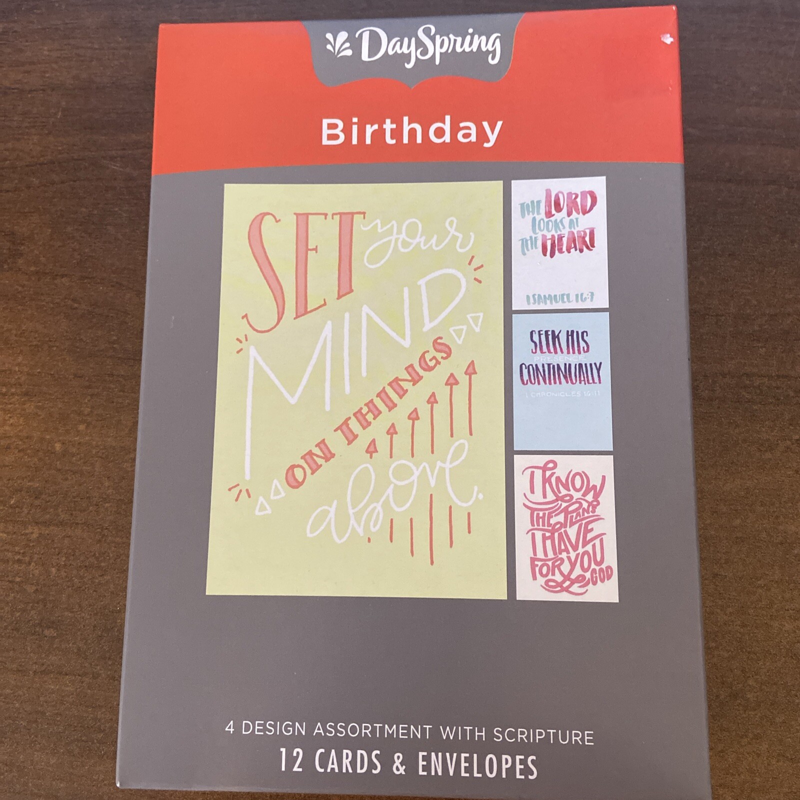 DAYSPRING BIRTHDAY CARDS WITH SCRIPTURE ( 12 CARDS 4 DESIGNS ) | eBay