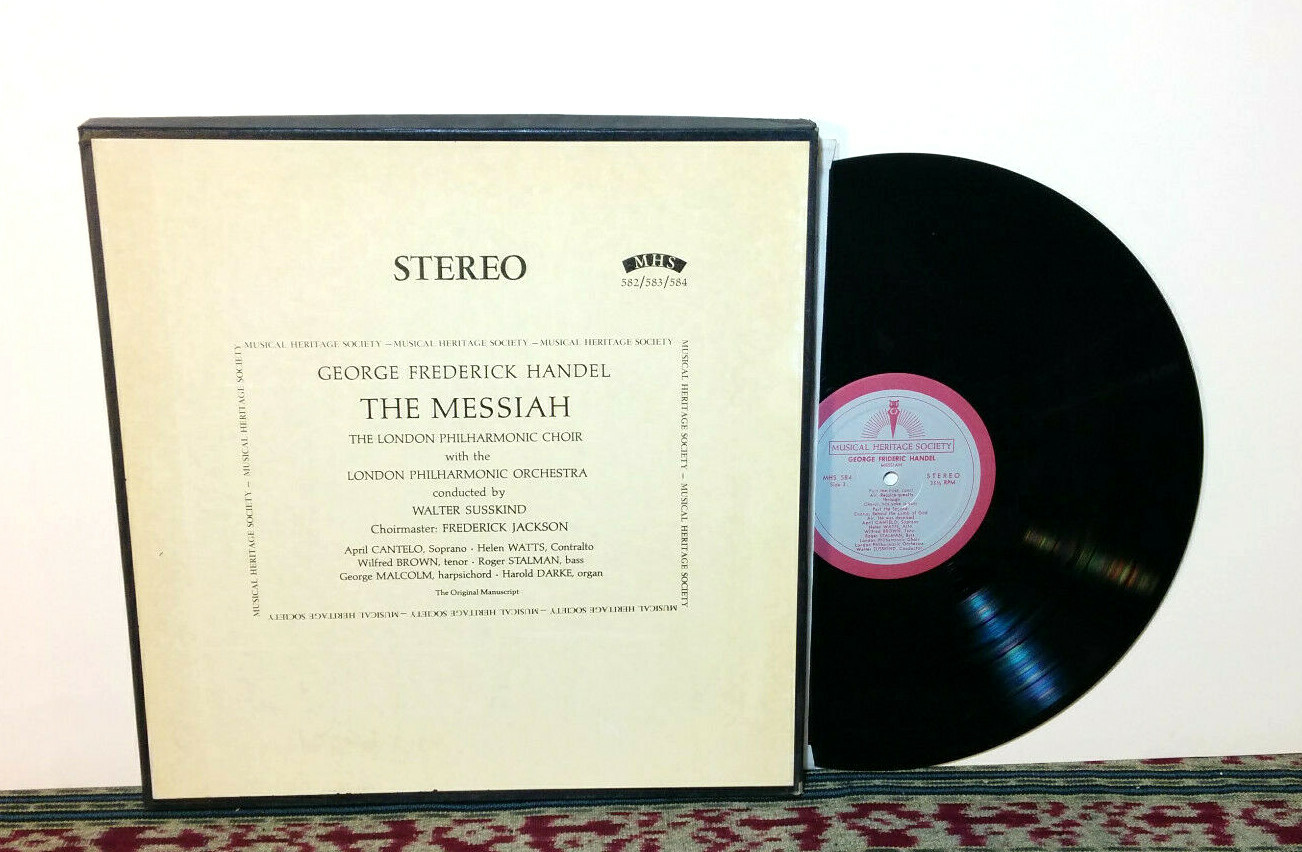 Handel -The Messiah, London Philharmonic Orchestra & Choir, 3 x LP Box ...