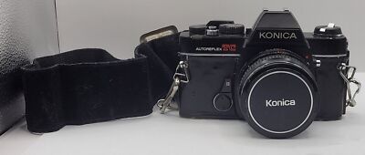 Konica AutoReflex TC 35mm SLR Film Camera with Hexanon 50mm f/1.7 Lens ...