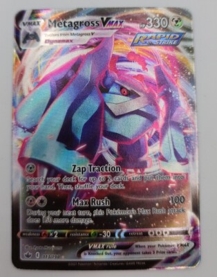 Metagross VMAX - 113/198 - Ultra Rare Chilling Reign Pokemon TCG Near ...