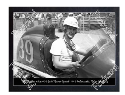 Historic Bill Sheffler sits in the #39 Jack Maurer Special 1946 Indy ...