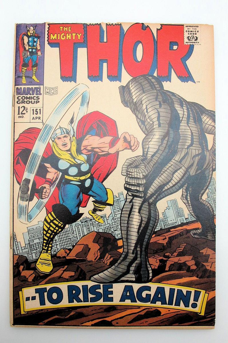 Thor #151, Marvel, Origins of the Inhumans backup story; Stan Lee, Jack ...