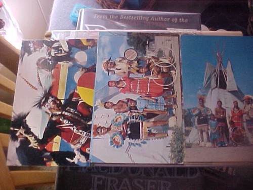 Sioux Trading Post postcard. Ogallala, Nebraska. Chief Whitewolf Indian ...