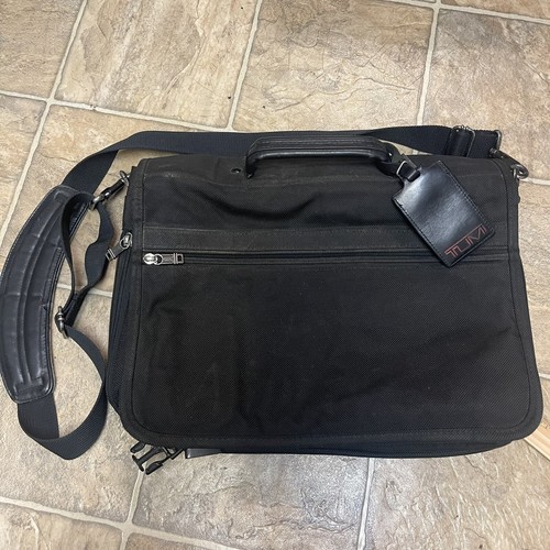 Tumi Briefcase Ballistic Nylon Leather Messenger Laptop Bag | eBay