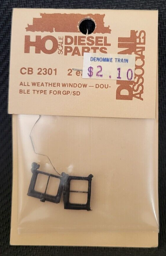 All Weather Window, Black; HO Scale Detail Associates CB-2301 | eBay