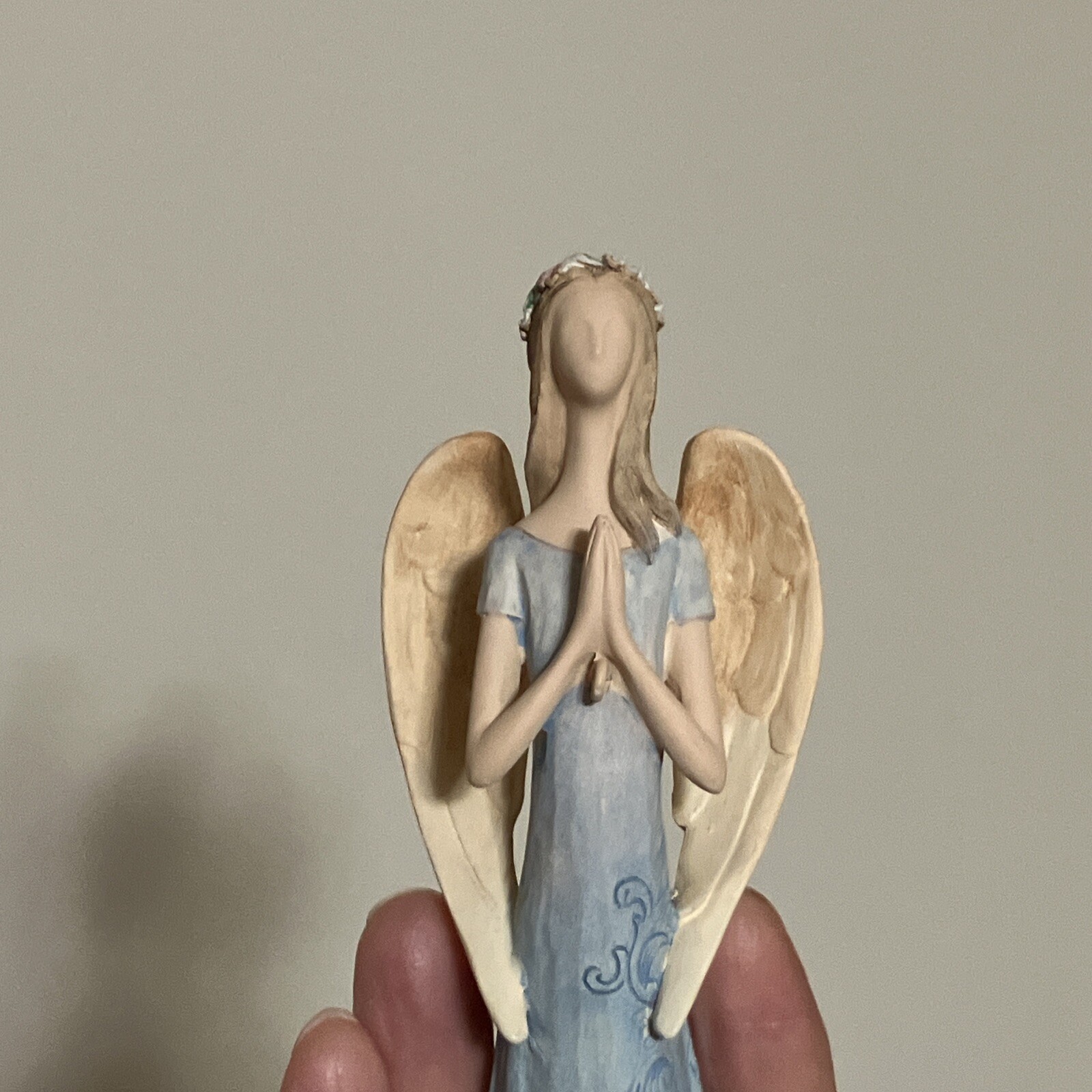 Edens Angels HOPE Christmas Tree Ornament Giftcraft Angel Figure Porcelain Cute! | eBay