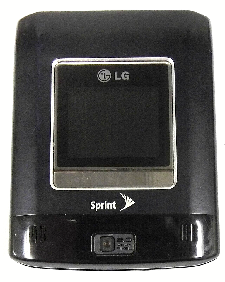 LG Lotus LX600 - Matte Black ( Sprint ) Rare Keyboard Flip Phone ...