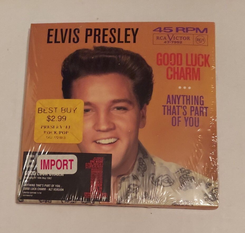 Elvis Presley Good Luck Charm CD Import Limited Edition SEALED | eBay