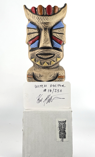 Witco Plesant Munktiki Witch Doctor Tiki Mug 18/250 1st Edition Signed ...