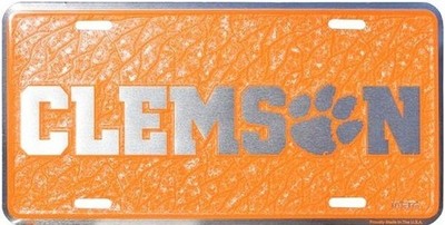 Clemson Tigers NCAA Mosaic License Plate | eBay