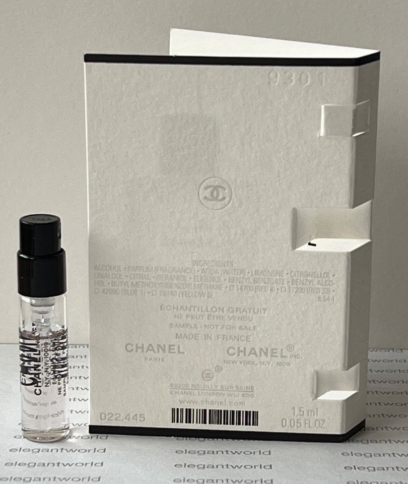 CHANEL Perfume Sample Spray 1.5 ml / 0.05 oz. CHOOSE YOUR FRAGRANCE ...