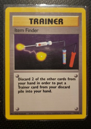 Item Finder Base Set Near Mint Trainer Card | eBay