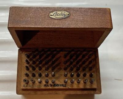 Boley & Leinen - Watch Repair Staking Set 40 stakes - Watchmakers Tool ...