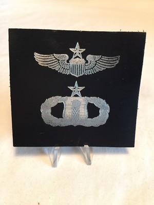 USAF Air Force Senior Pilot And Senior Air Traffic Control Badges In ...