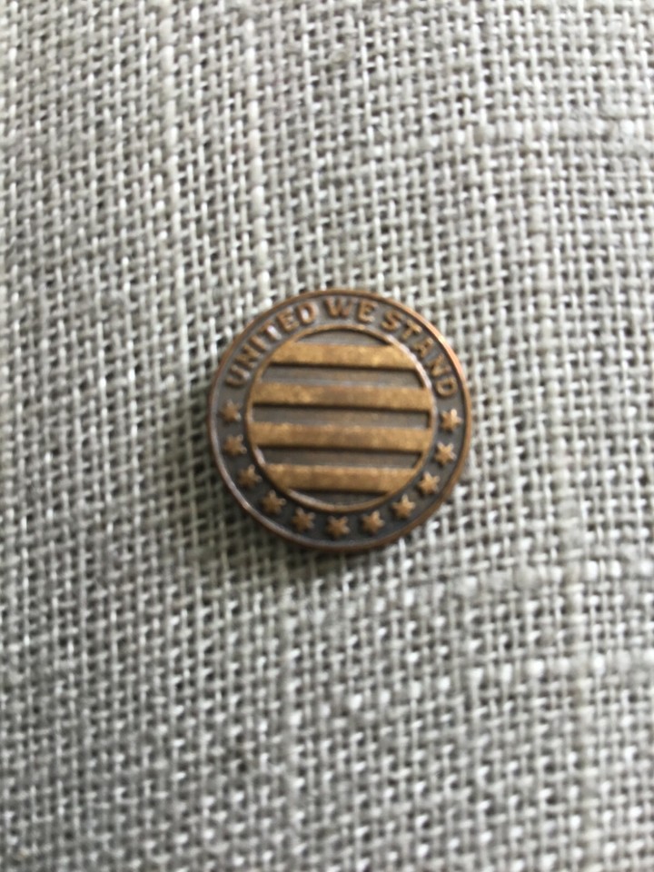 Jostens “United We Stand” 9-11 Memorial Brass Pin. 9 Bars & 11 Stars ...