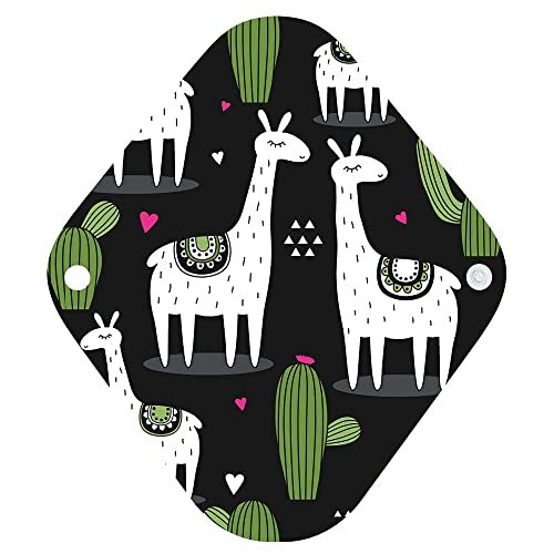 7 Pack Charcoal Bamboo Reusable Menstrual Pads Mama Panty Liners | eBay