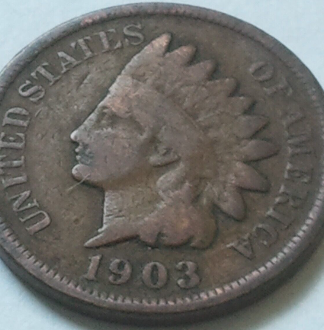 1903 Rare Very Old Antique US Indian Head Penny Collectible GOOD ...