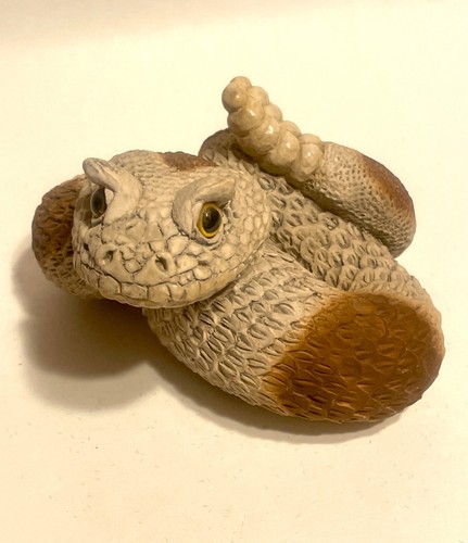 Stone Critter ~ Sidewinder Rattlesnake Figurine ~ Southwest Desert | eBay